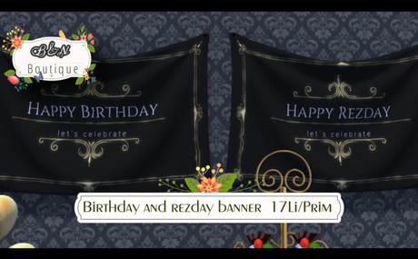 Second Life Marketplace - B&N Happy Birthday or Rezday Imperial Set